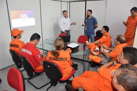 SosSul faz demonstração com drones no QCG